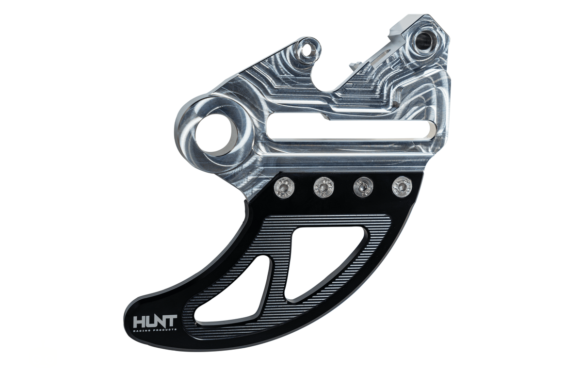 REAR DISC GUARD ONE SIZE FITS ALL KTM HUSKY GAS GAS – HUNT RACING PRODUCTS